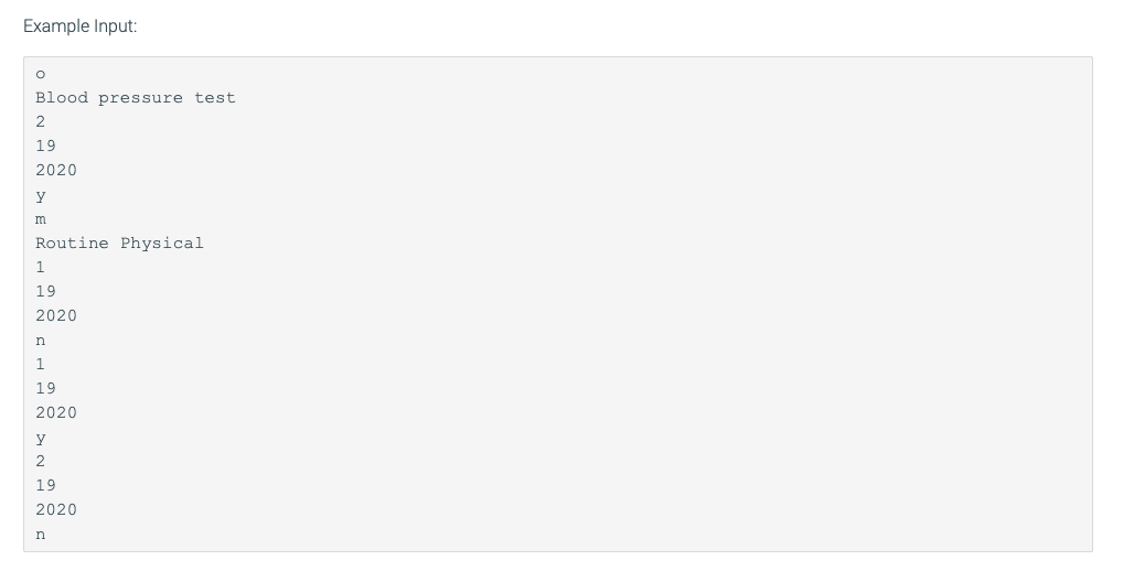 Solved IN PYTHON 3 PLEASE! Using your Appointment class from | Chegg.com