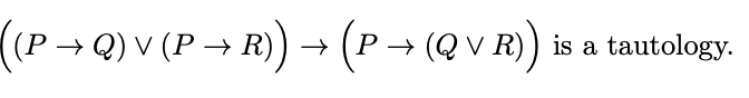 Solved ((P+Q) V(P + R)) → (P + (QV R)) is a tautology. | Chegg.com