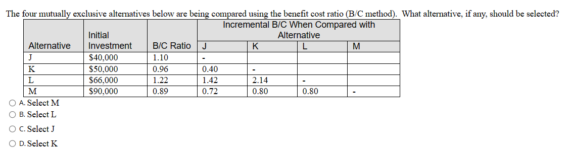Solved In using incremental analysis with two alternatives | Chegg.com