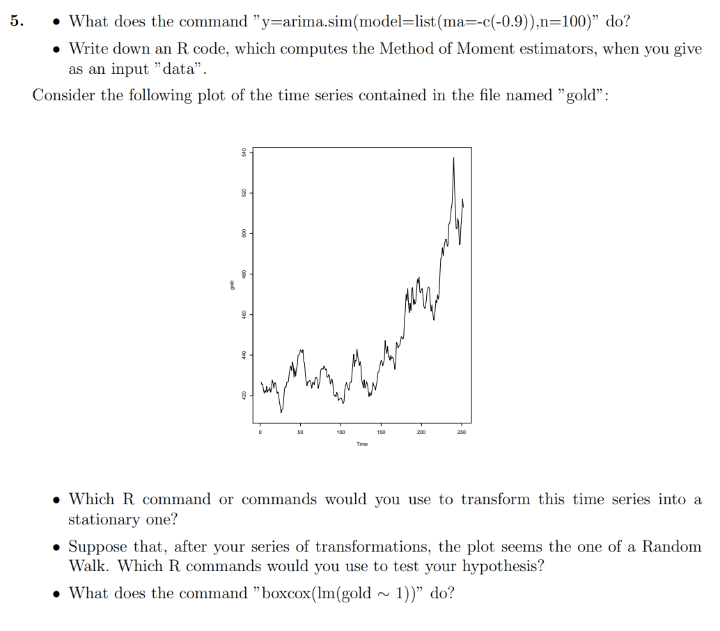 Solved 5. What does the command " | Chegg.com