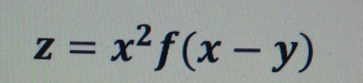 Solved z = x-f(x - y) | Chegg.com