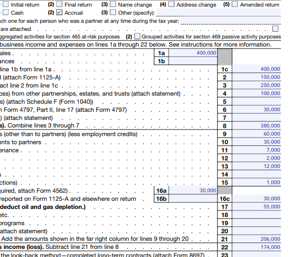 Partnership Tax Return ProblemChristy Albright and | Chegg.com
