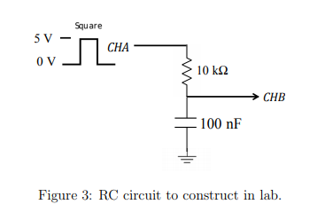 Solved 2) Calculate the RC time constant for the circuit in | Chegg.com