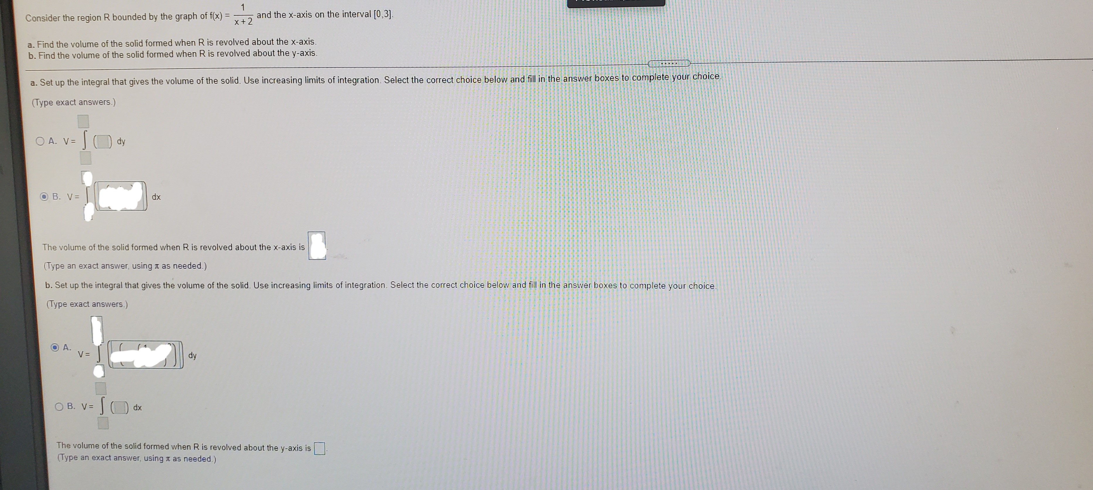 Solved 1 Consider the region R bounded by the graph of f(x) | Chegg.com