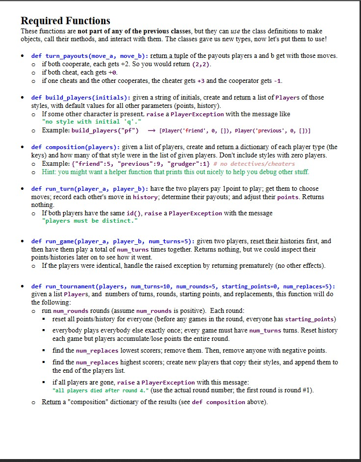 Required Classes Working through the classes in the | Chegg.com