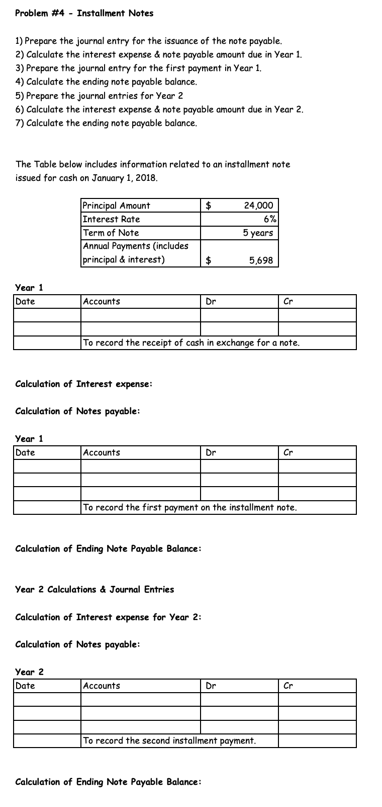 Solved Chapter 10 Practice Problems Notes Payable in | Chegg.com