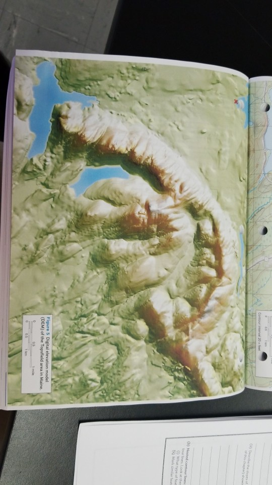 Solved 1 Cours Topographic map of t he Figure 4 Topsfield | Chegg.com