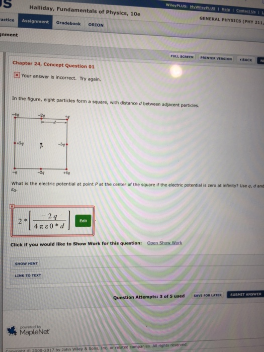 Solved In the figure, eight particles form a square, with | Chegg.com