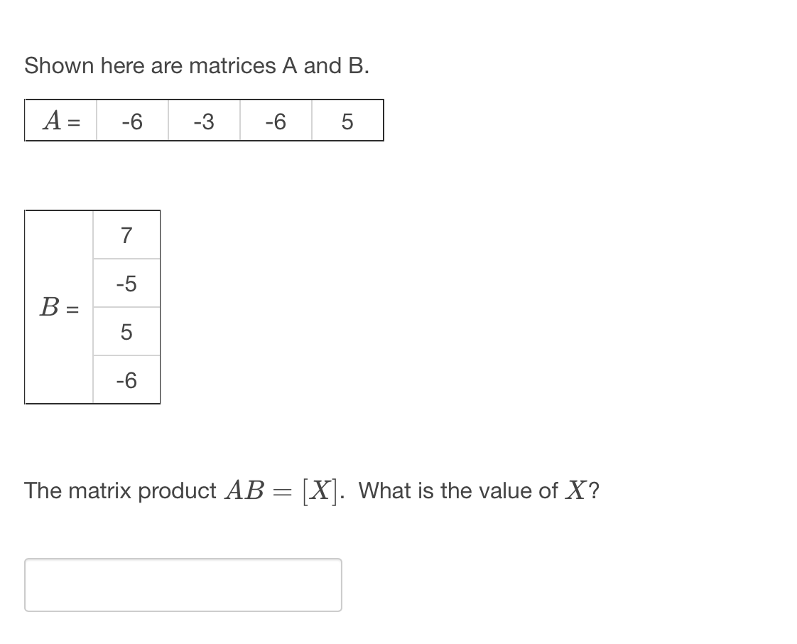 Solved Shown here are matrices A and B. | Chegg.com