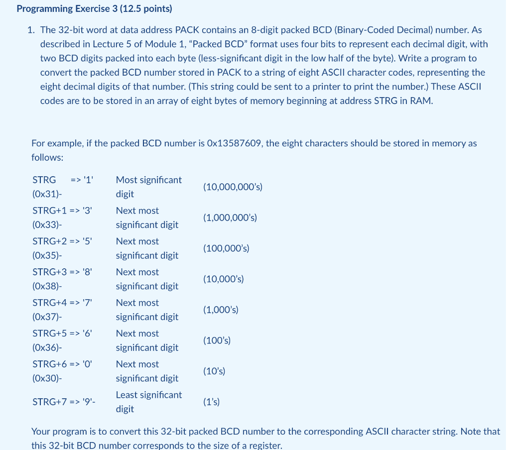 Solved I am looking for help with an ARM Assembly exercise - | Chegg.com