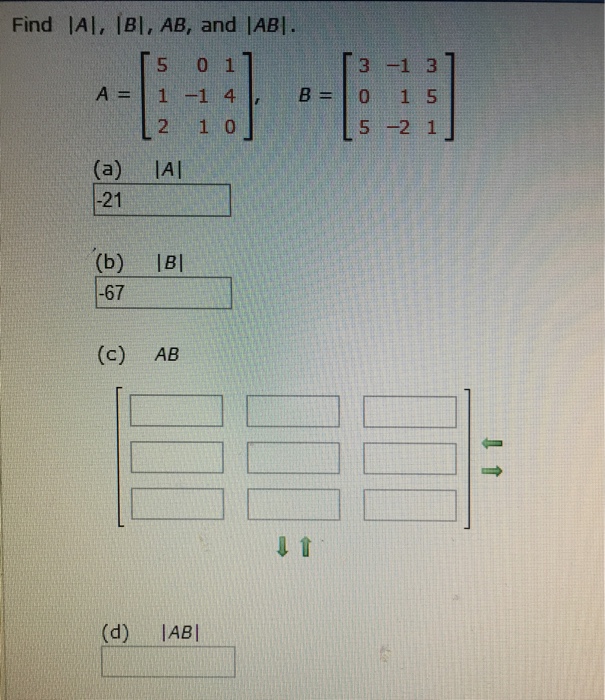 Solved Find the determinant of the matrix. Expand by T 4 6 6 | Chegg.com