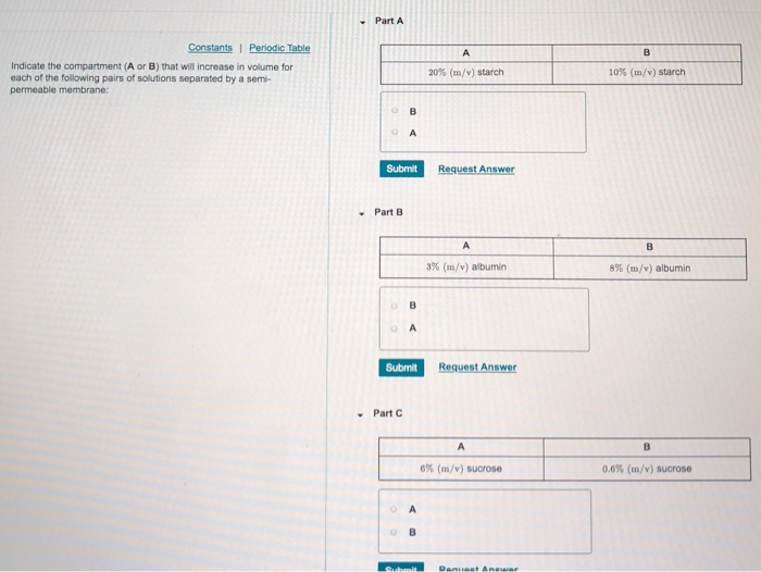 Solved -Part A Constants Periodic Table Indicate the | Chegg.com