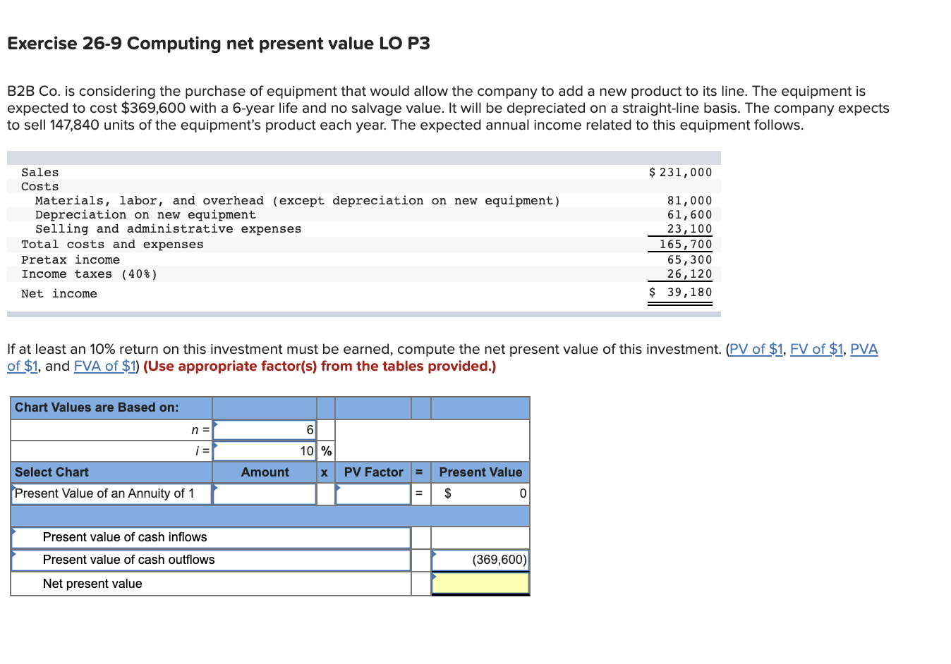 Solved Exercise 26-17A Using Excel to compute IRR LO P4 | Chegg.com