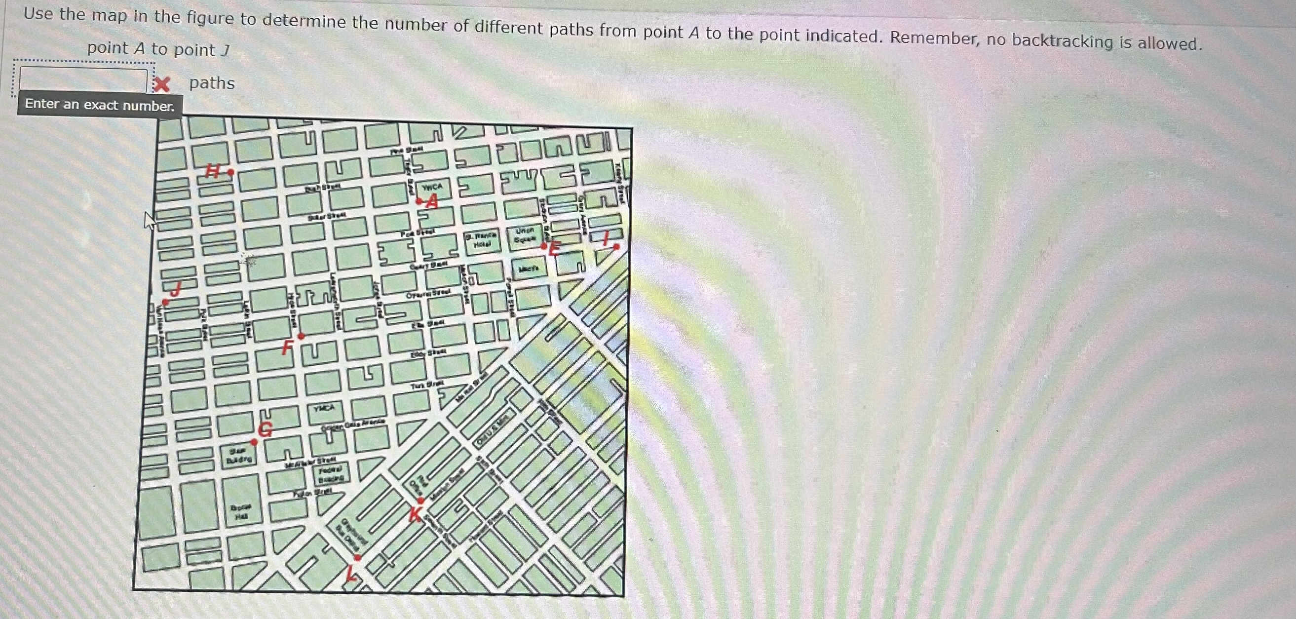 Solved Use the map in the figure to determine the number of | Chegg.com