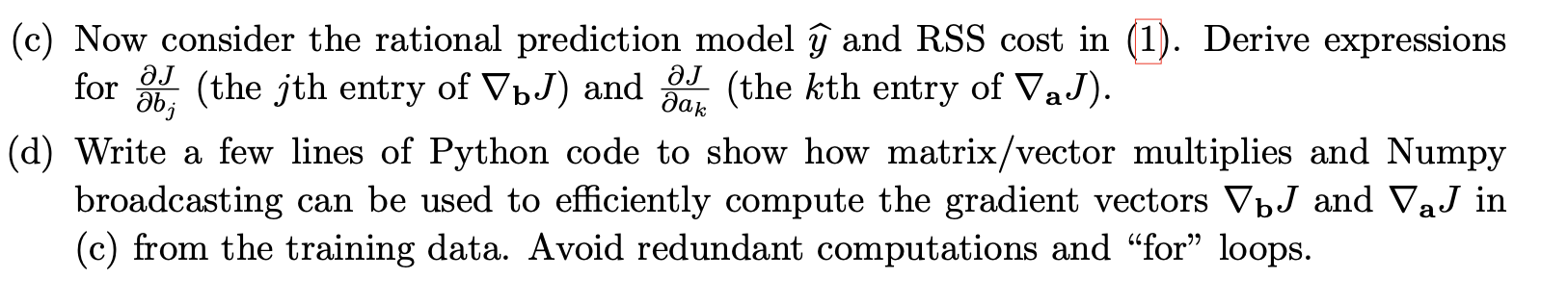 Solved 3. Consider the rational prediction model and RSS | Chegg.com