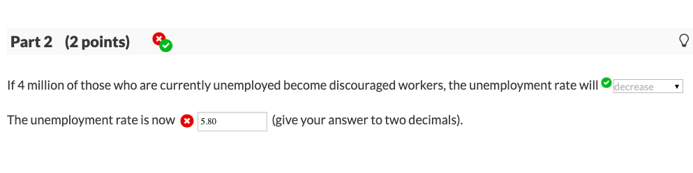 Solved Part 2 (2 points) If 4 million of those who are | Chegg.com