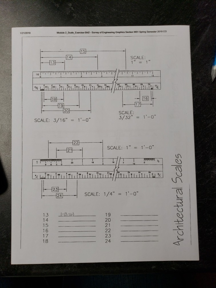 Solved Module 2_Scale_Exercise-Sht2-Survey of Engineering | Chegg.com