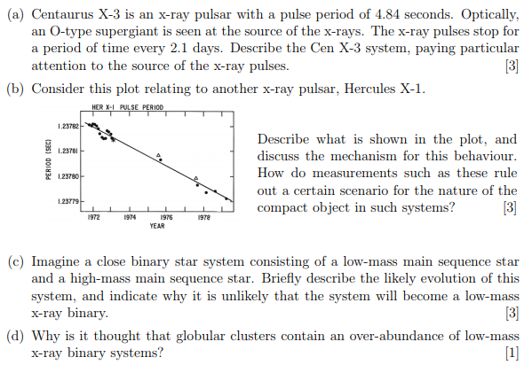 Solved (a) Centaurus X-3 is an x-ray pulsar with a pulse | Chegg.com