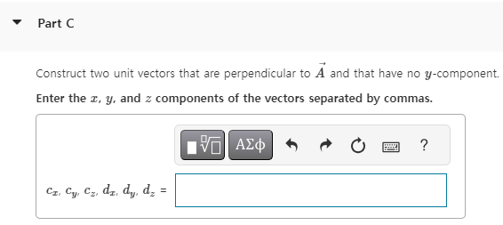 Solved Construct A Unit Vector That Is Antiparallel To A