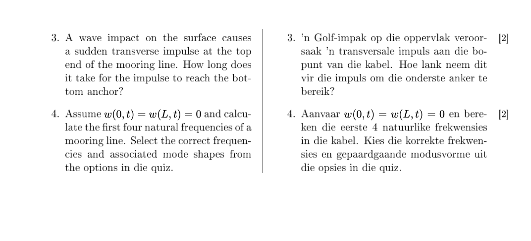A floating tension leg platform (TLP) offshore Die | Chegg.com