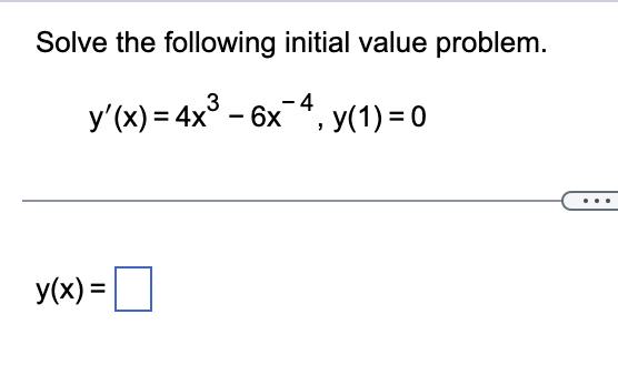 Solved 5)Solve the following initial value | Chegg.com