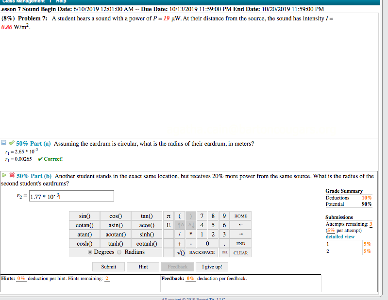 Solved Class Management Help Lesson 7 Sound Begin Date: | Chegg.com