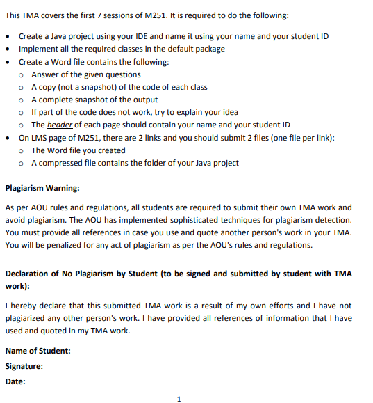 Solved This TMA covers the first 7 sessions of M251. It is | Chegg.com