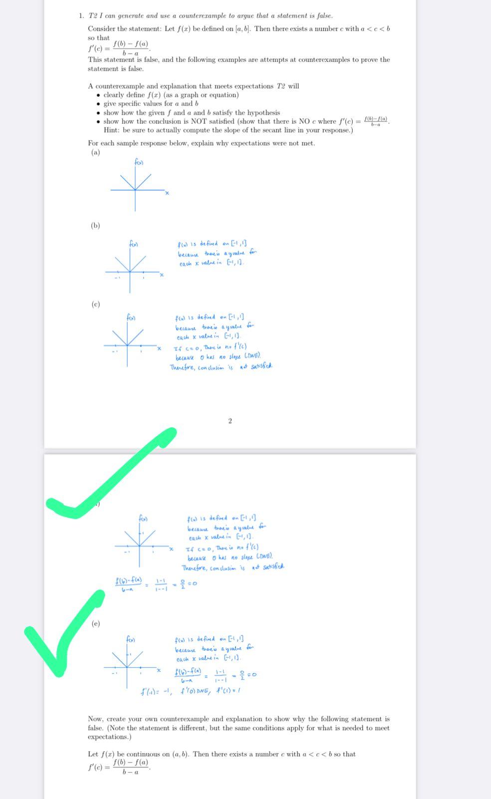 Solved 1. T2I can generate and use a counterexample to argue | Chegg.com