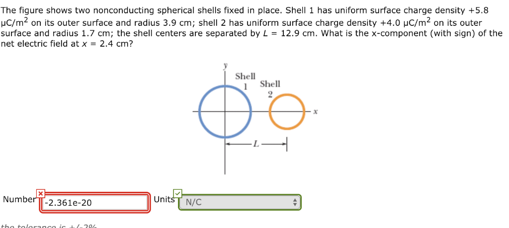 Solved The figure shows two nonconducting spherical shells | Chegg.com