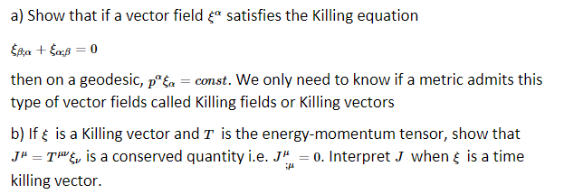 Solved a) Show that if a vector field ça satisfies the | Chegg.com
