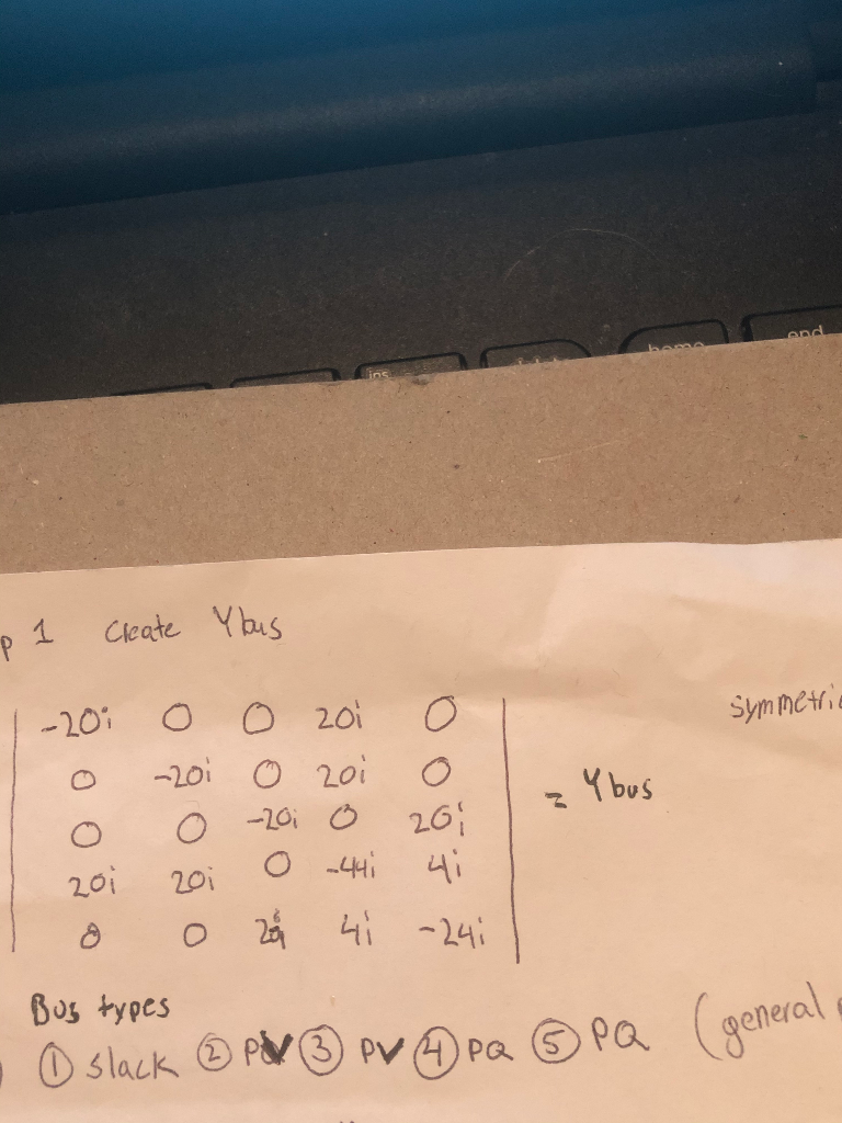 Find the power-flow solution using "fsolve" in | Chegg.com