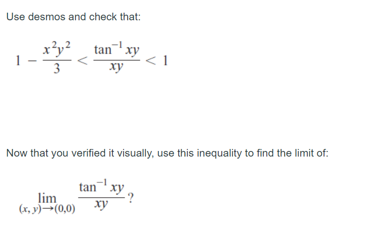 Solved Use desmos and check that: 1−3x2y2 | Chegg.com