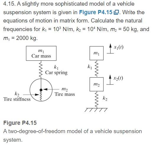 Solved 4.15. A slightly more sophisticated model of a | Chegg.com