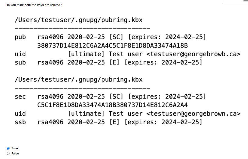 Solved Do you think both the keys are related? | Chegg.com