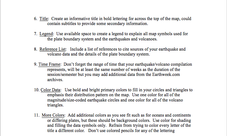 1. Base Map: Use the 11x17 simplified world base map | Chegg.com