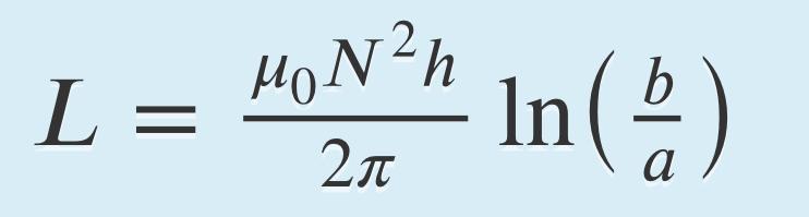 Solved La inductancia de un toroide se puede calcular con la | Chegg.com