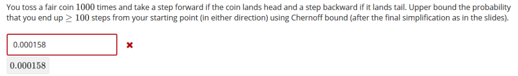 Solved You toss a fair coin 1000 times and take a step | Chegg.com