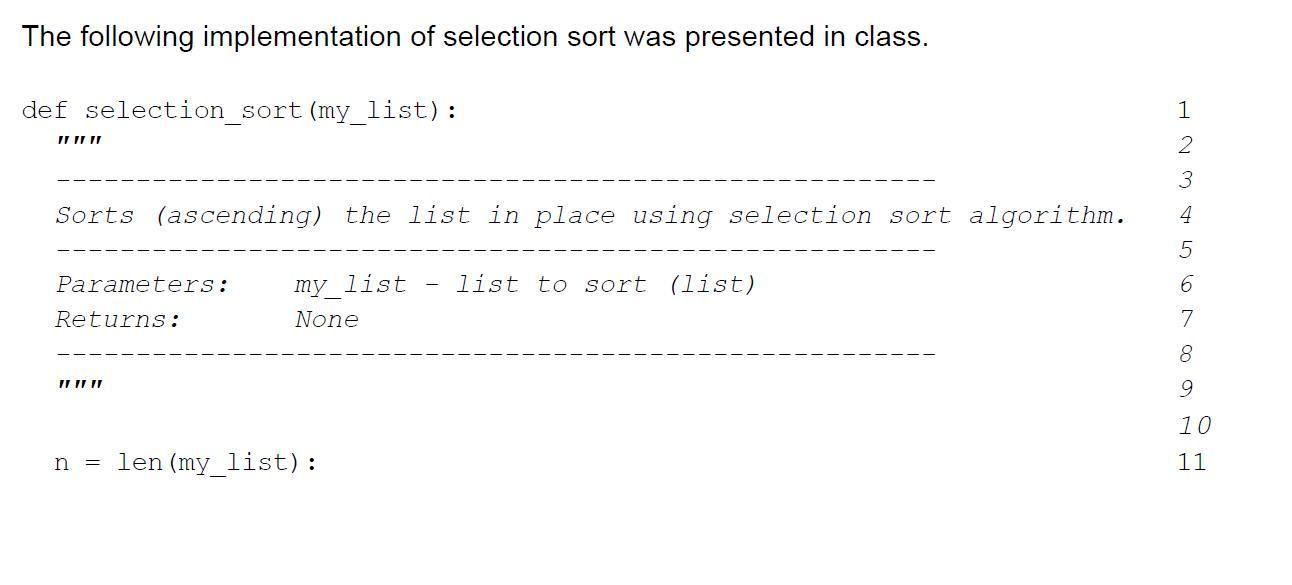 Scenario In class, we discussed three algorithms for | Chegg.com