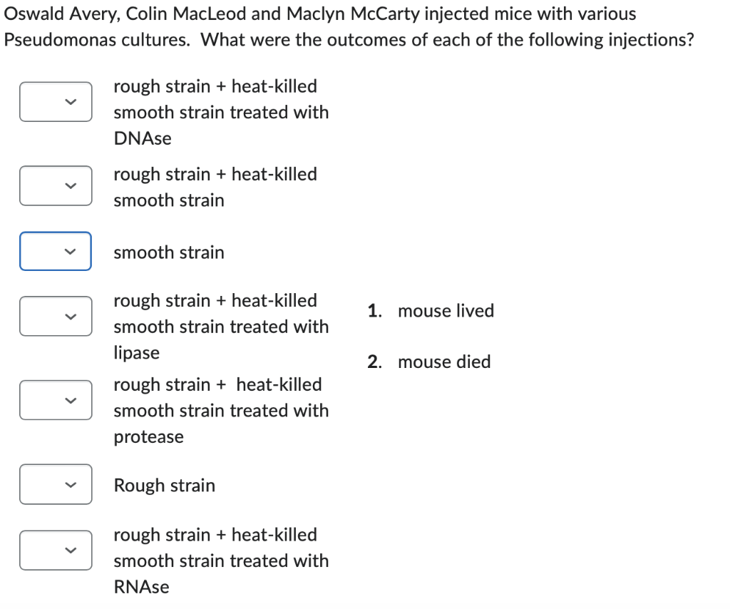 Solved Oswald Avery, Colin MacLeod and Maclyn McCarty | Chegg.com