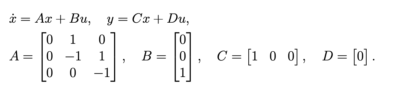 Solved We want to solve for the output y under | Chegg.com