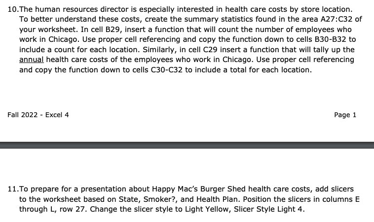 10.The human resources director is especially | Chegg.com