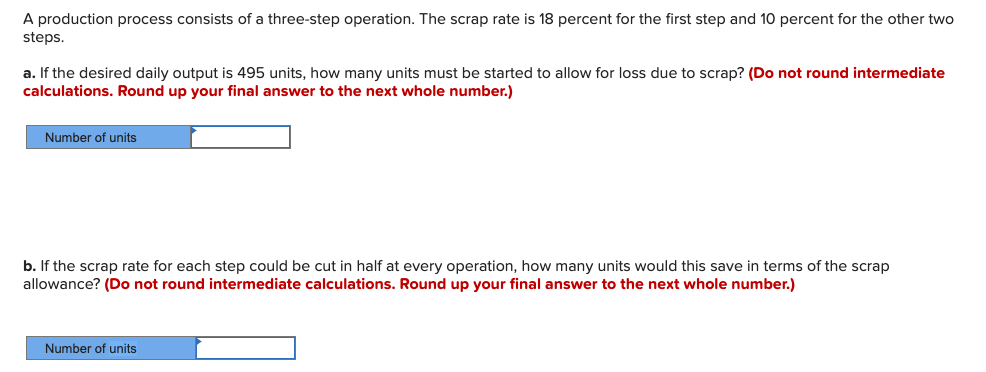 Solved A production process consists of a three-step | Chegg.com