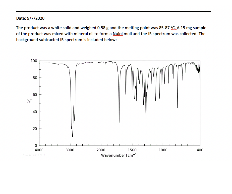 Solved Write-Up Sheet for Multi-step Synthesis Experiment | Chegg.com