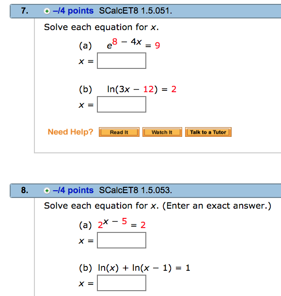 Solved 6. -14 points SCalcET8 1.5.049 Consider the following | Chegg.com