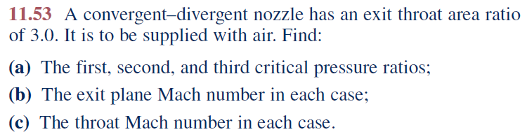 Solved Use isentropic flow tables (compressible-flow tables | Chegg.com