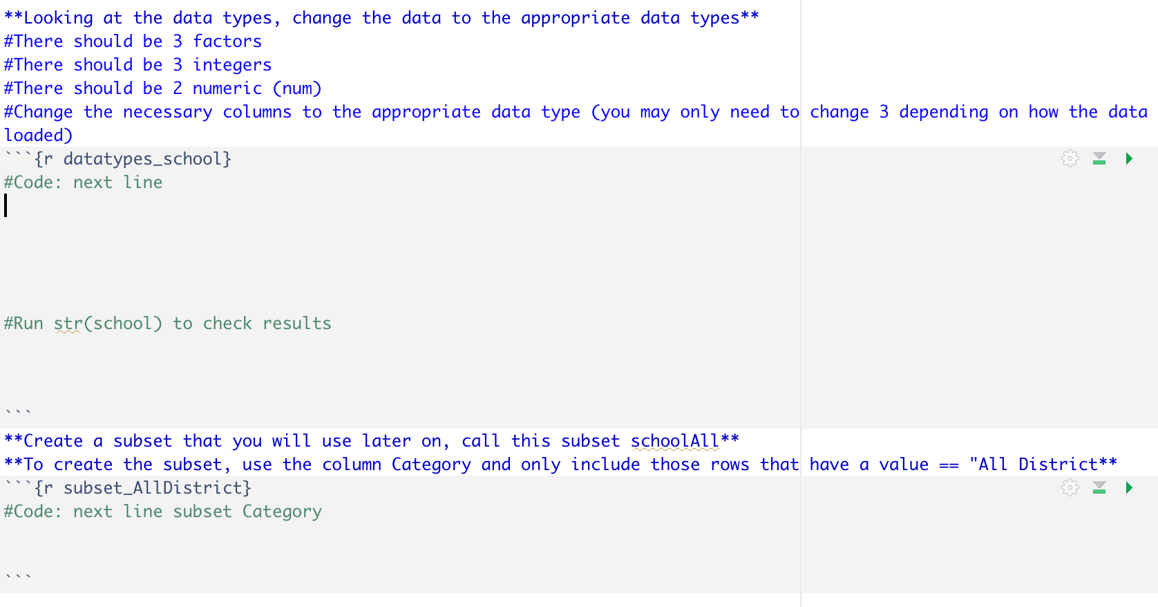 **Looking at the data types, change the data to the | Chegg.com