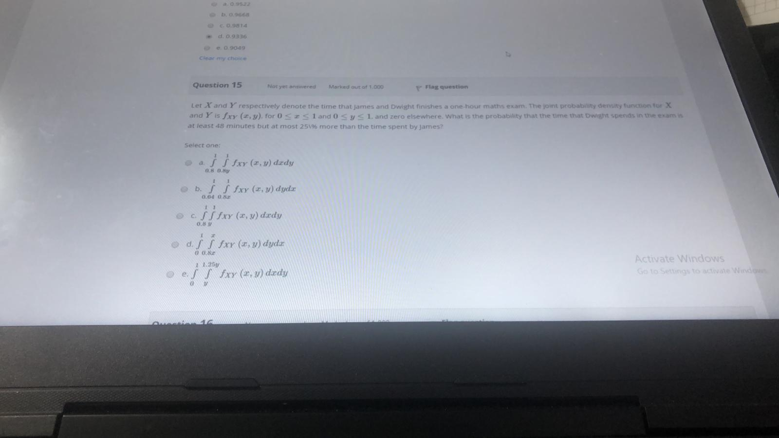 Solved 09049 Clear my choice Question 15 Not yet answered | Chegg.com