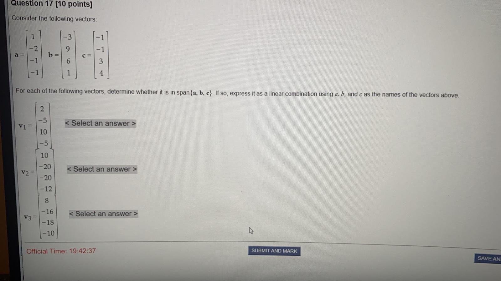 Solved Question 17 [10 points] Consider the following | Chegg.com