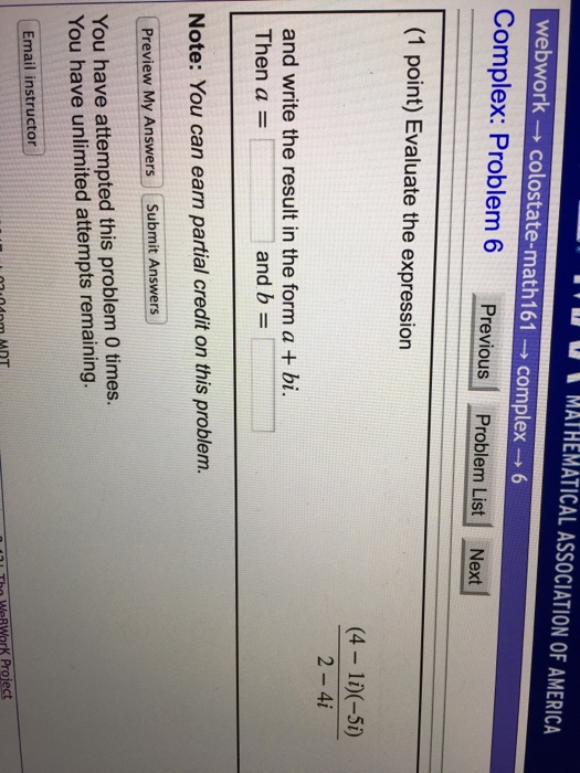 Solved Evaluate the expression (4 - 1i)(-5i)/2 - 4i and | Chegg.com Solved Evaluate the expression (4 - 1i)(-5i)/2 - 4i and | Chegg.com