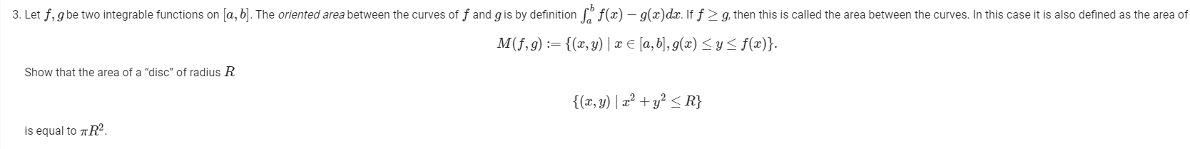 Solved 3. Let f, gbe two integrable functions on [a, b]. The | Chegg.com